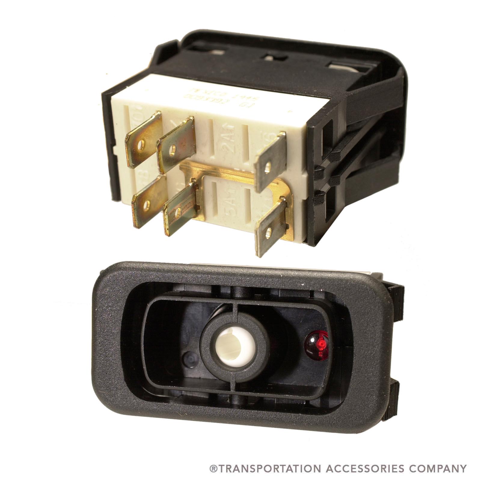 0093392 - Switch Base for Blue Bird - Hazard Lights