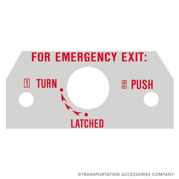 1000-010 Decal for Transpec Roof Hatch