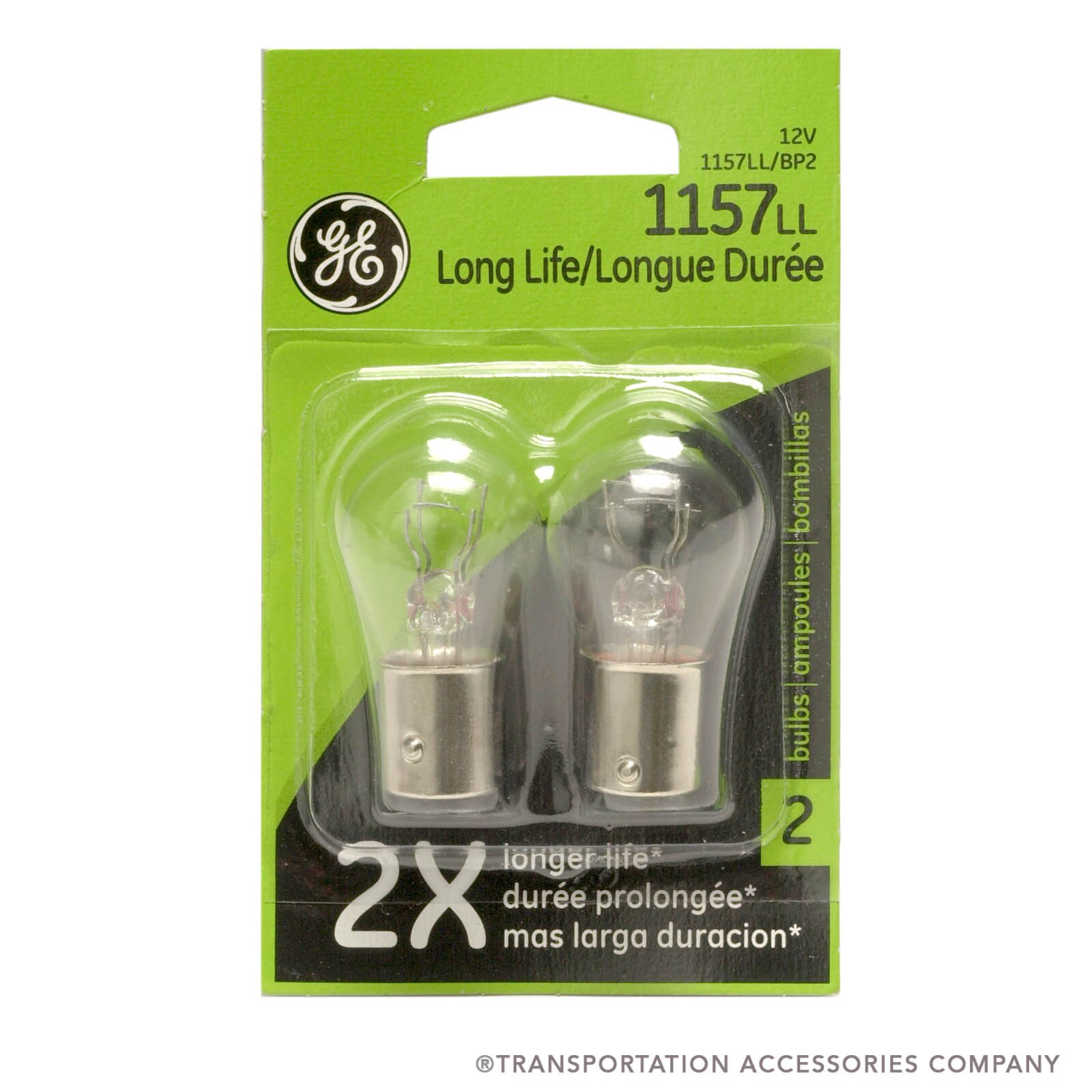 1157LL Double Contact Bulb. Long Life Version of 1157