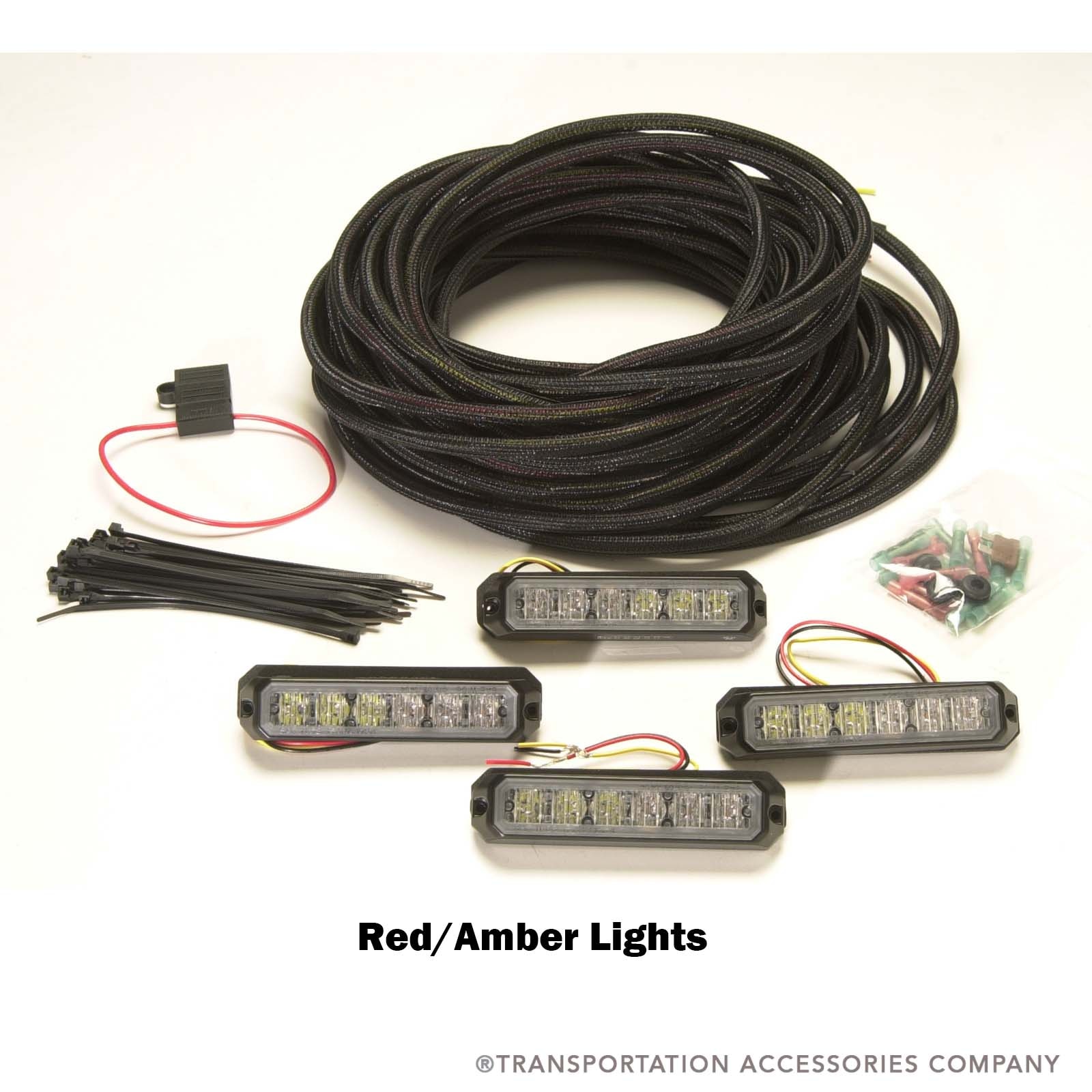 3200-0000-12 Weldon Red/Amber Supplemental Warning Light Kit