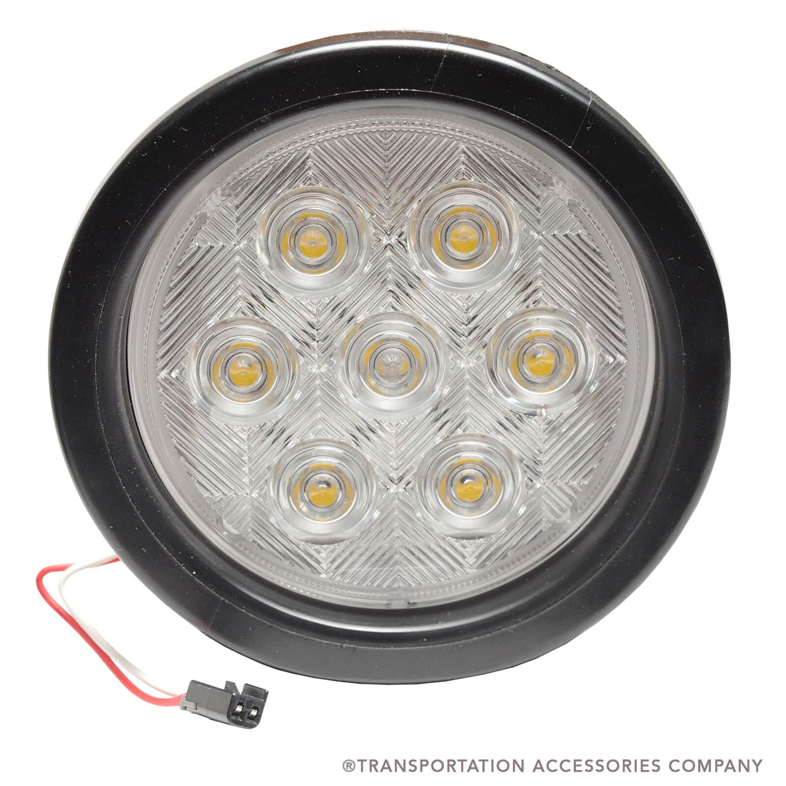 4040-0109-30 Grommet Mount 4" LED Clear Reverse Light