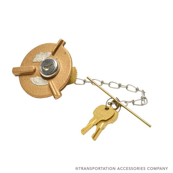 431015 Locking Brass Gas Cap