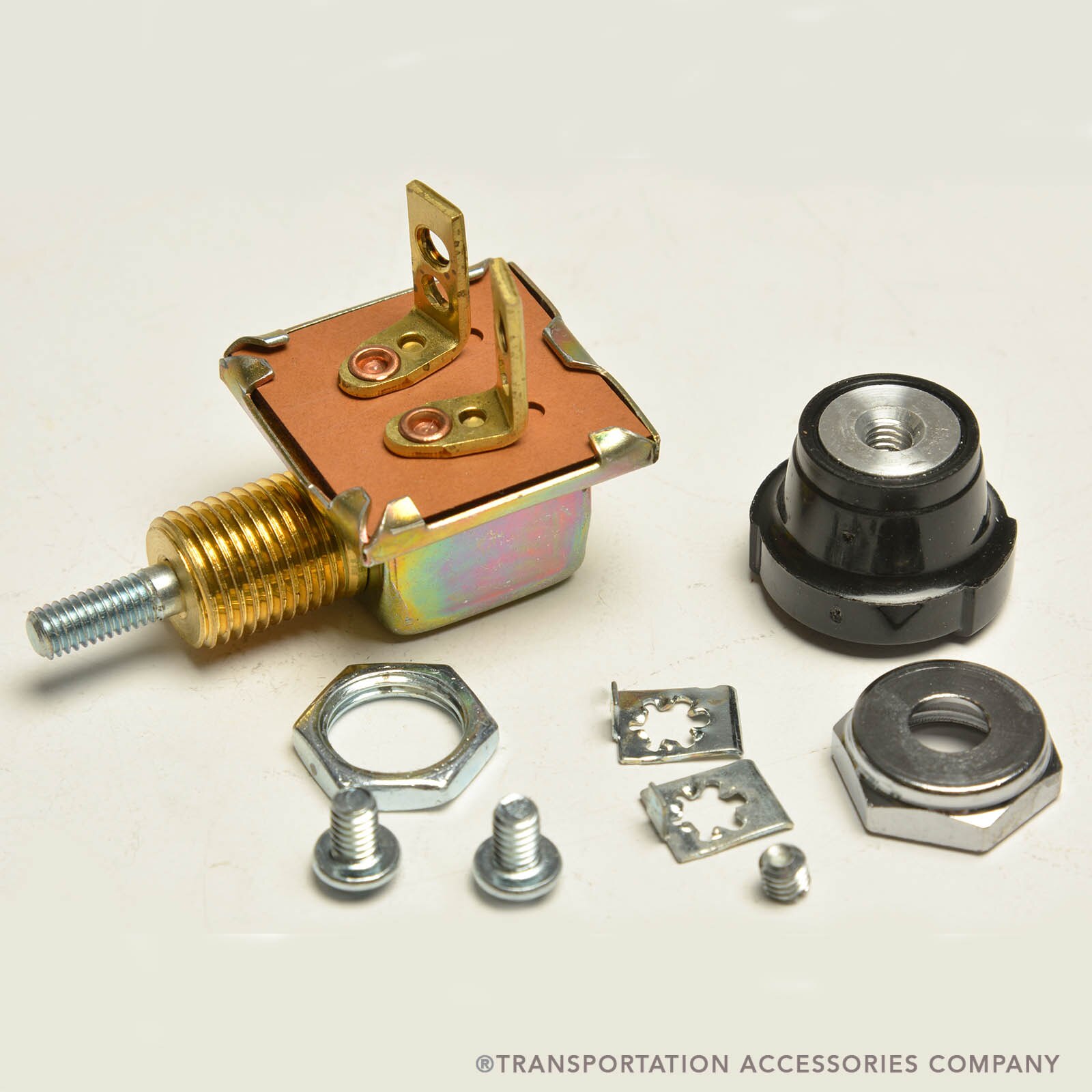 50001 2 Terminal 20 Amp On/Off Switch W/Black Plastic Knob