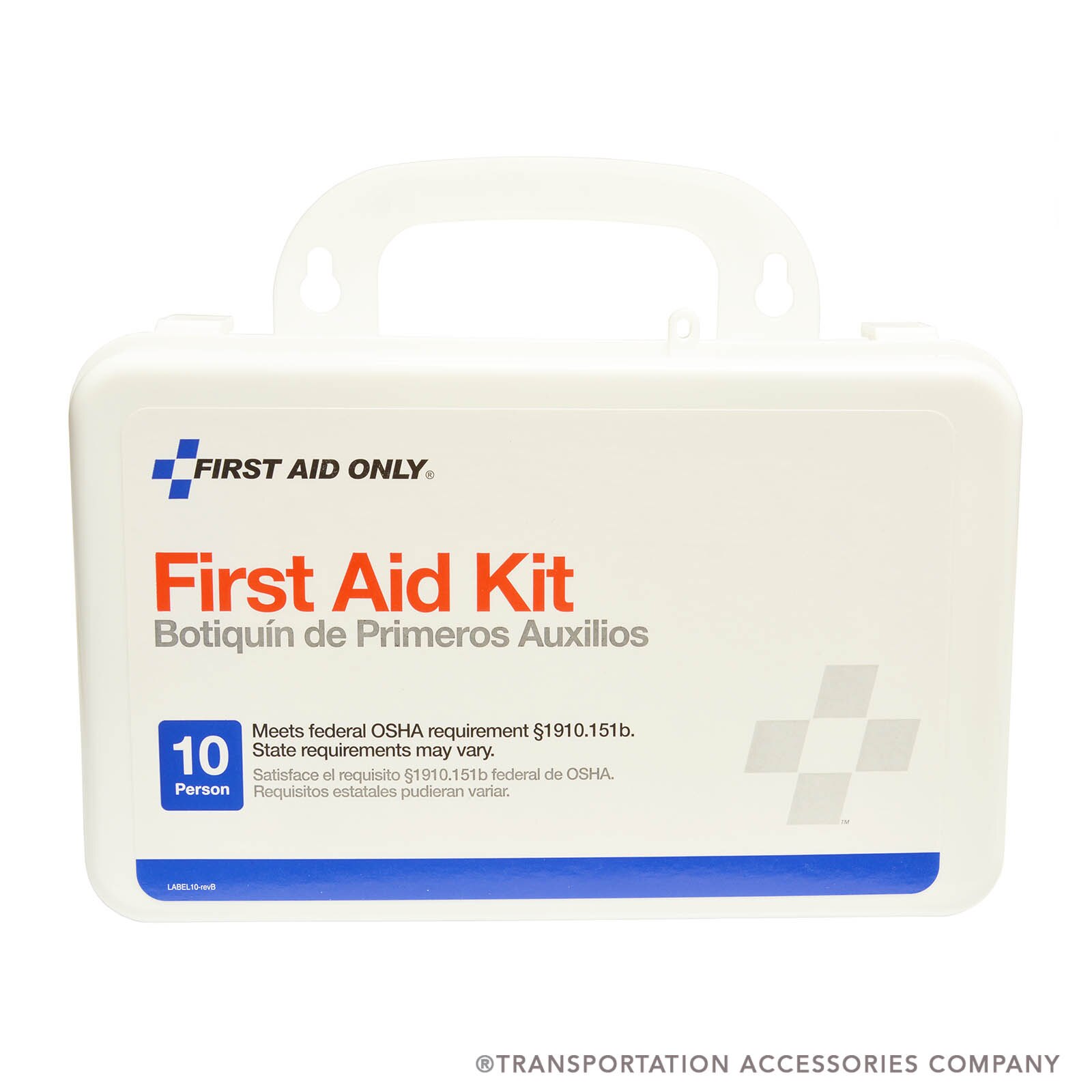 5001P 10 Person OSHA Compliant First Aid Kit in Poly Case