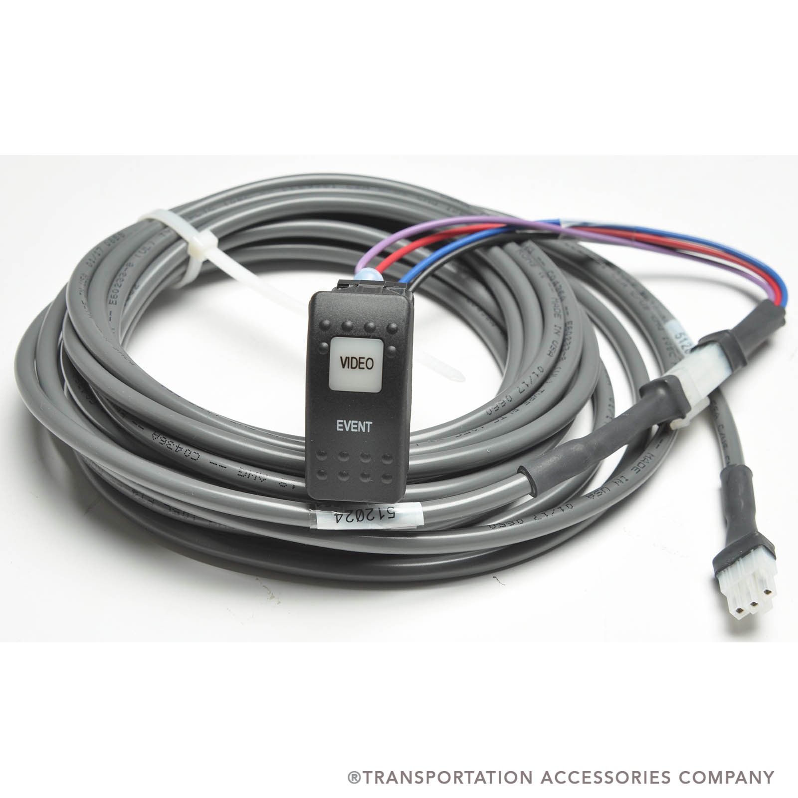 512024 REI Alarm/Panic Button W/OEM Style Rocker Switch | TAC Bus Parts