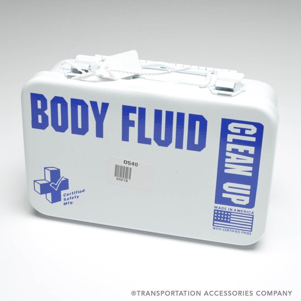 6021S Body Fluid Clean Up Kit in Steel Case