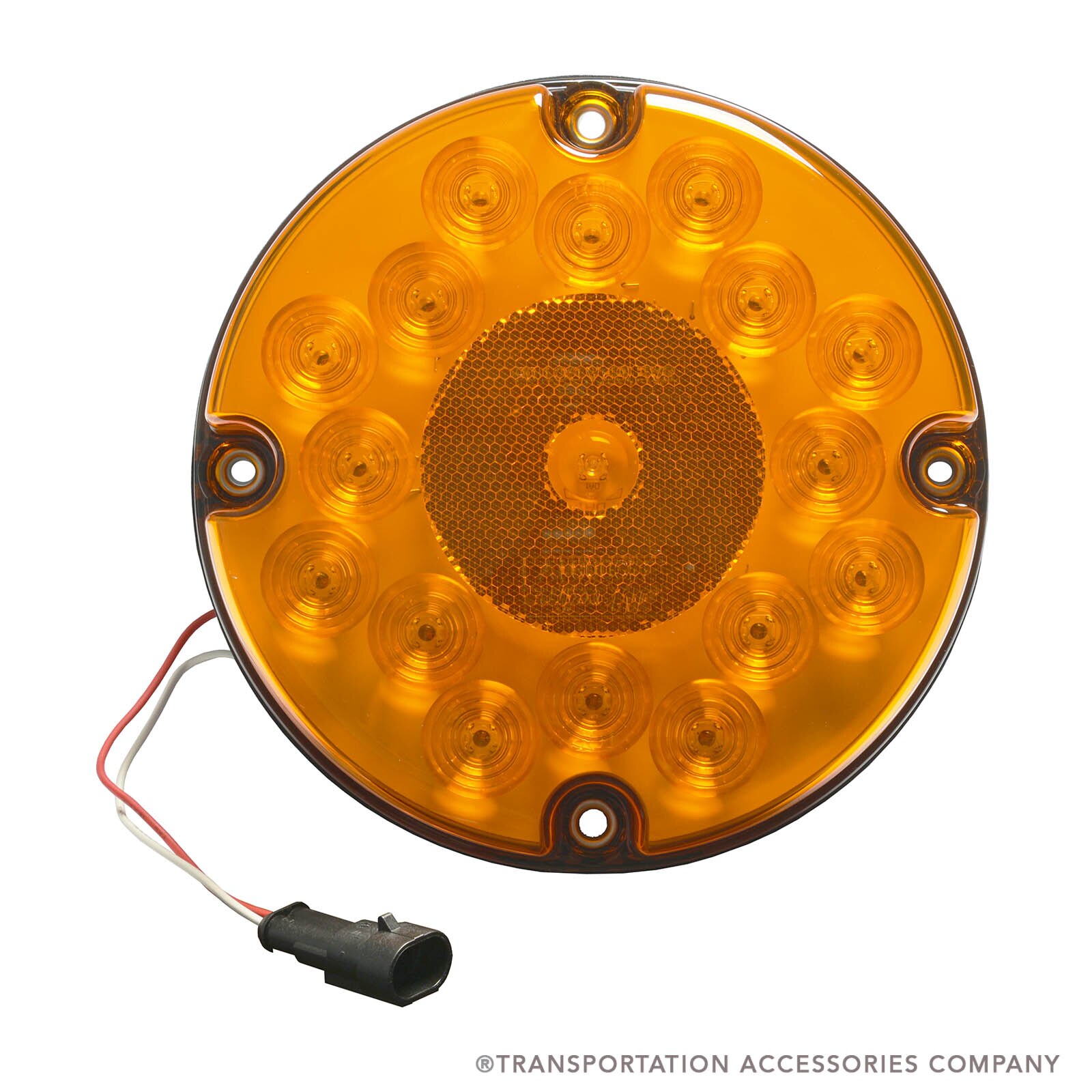 7LEDA-IC Maxima 7" Amber LED Turn & Park Lamp With IC Plug
