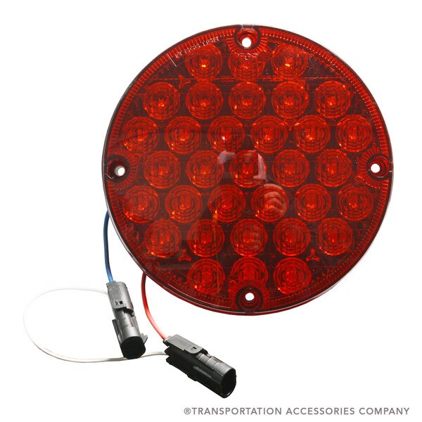 7LEDWR-BB ULTRA LED Red LED Warning Lamp w/Blue Bird Plug