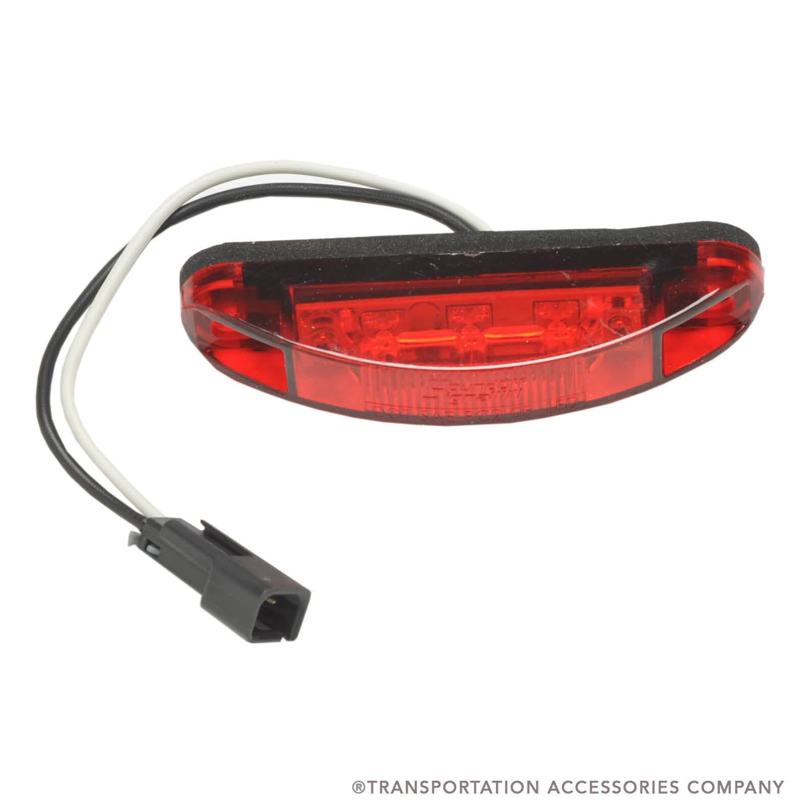 ECVML122R-CL Optiluxx Red LED Marker Lamp