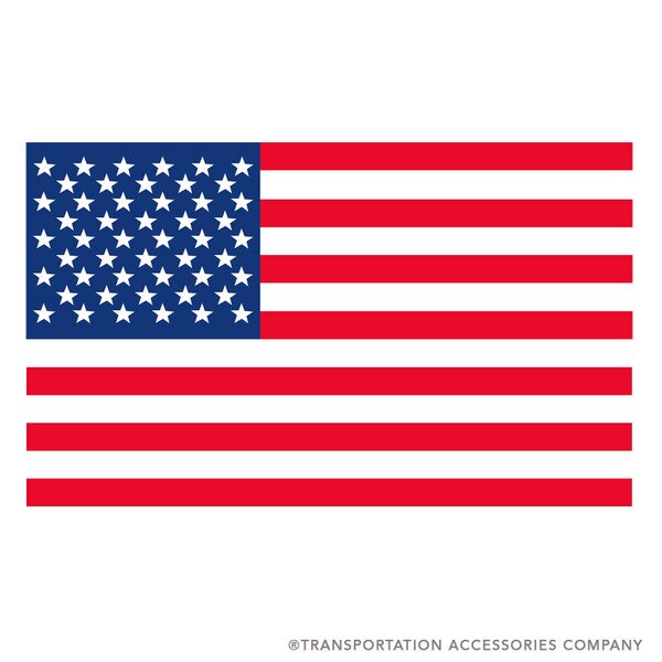 FLAG-LH American Flag Decal. LH Orientation