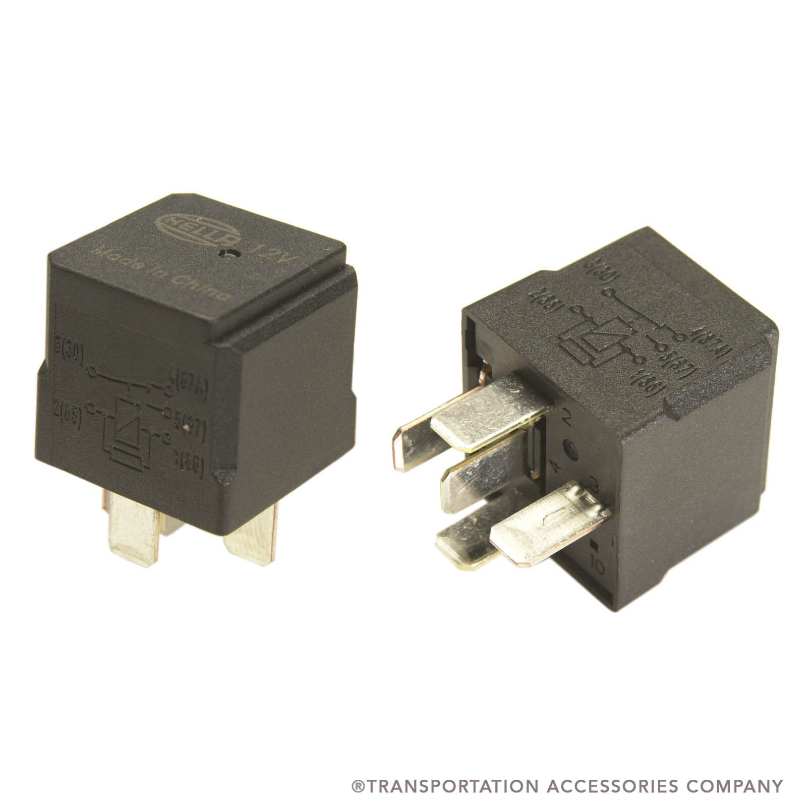J10-001 40 Amp, 5 Terminal Plug in Relay