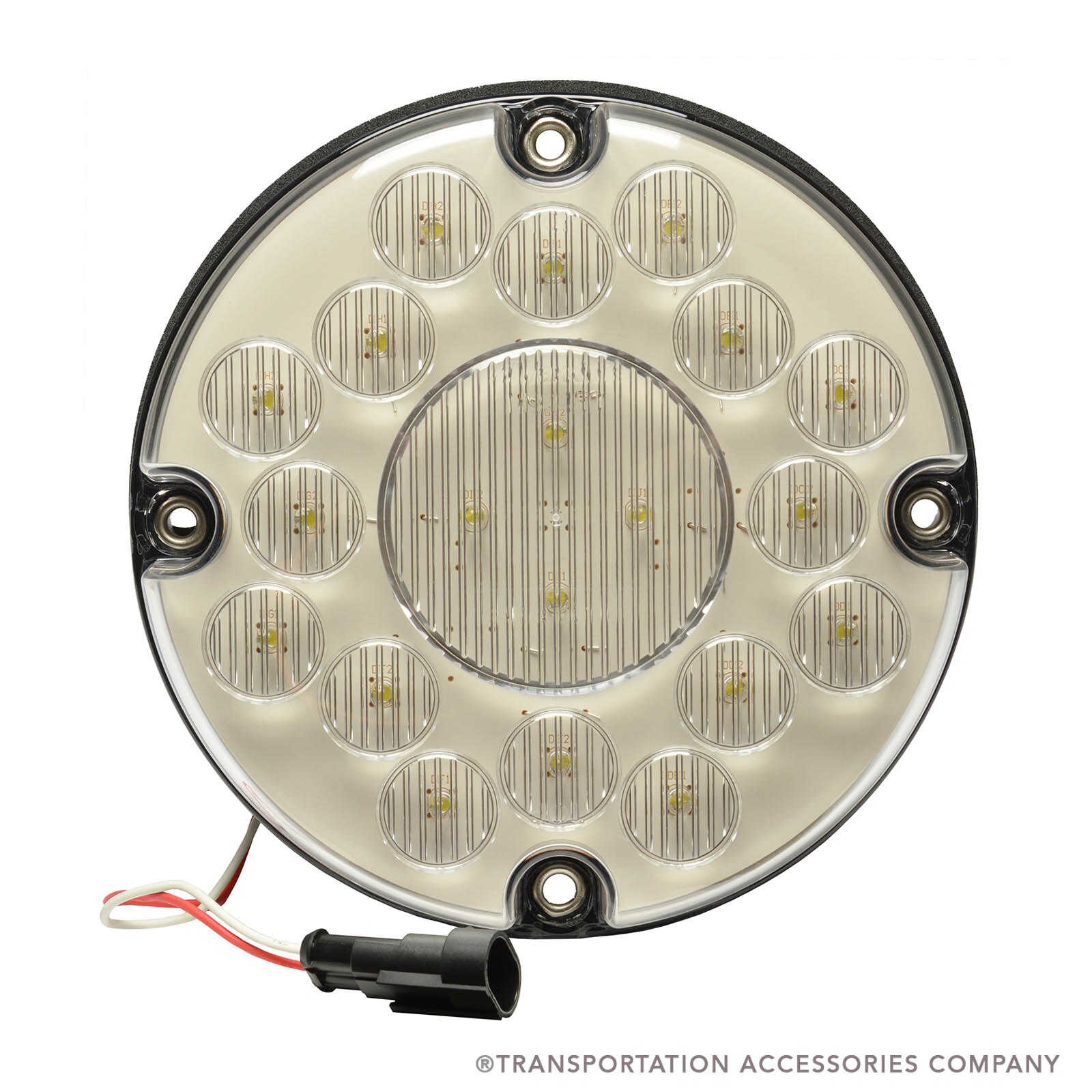 M90450-IC Maxima 7" LED Clear Back Up Light With IC Plug