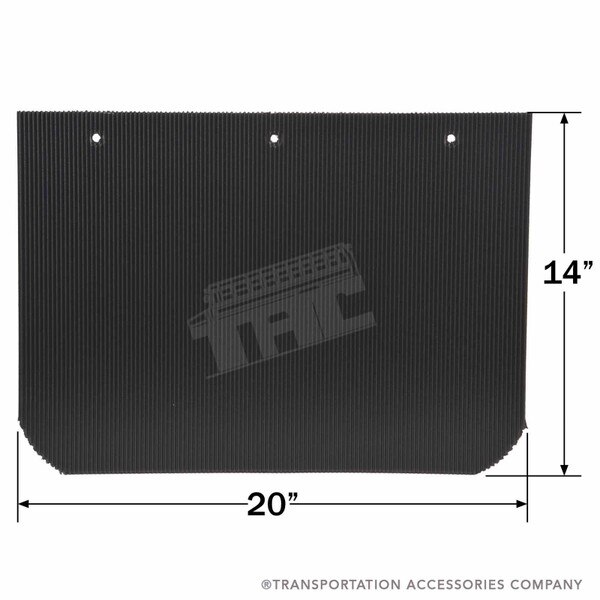 MF14X20 Front Mud Flap 14" x 20"