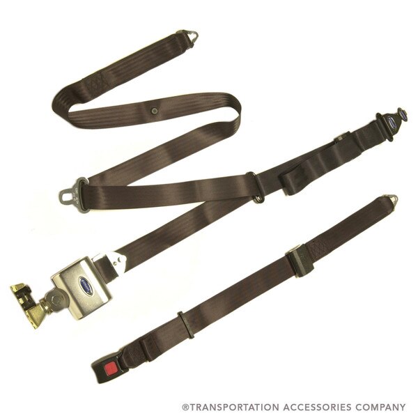 Q8-6326-A1-T - Q'Straint Retractable Lap/Shoulder Belt for L-Track