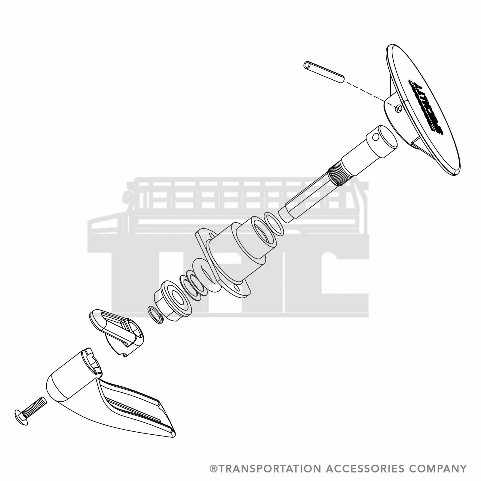 S8580 SMI Roof Hatch Handle Kit