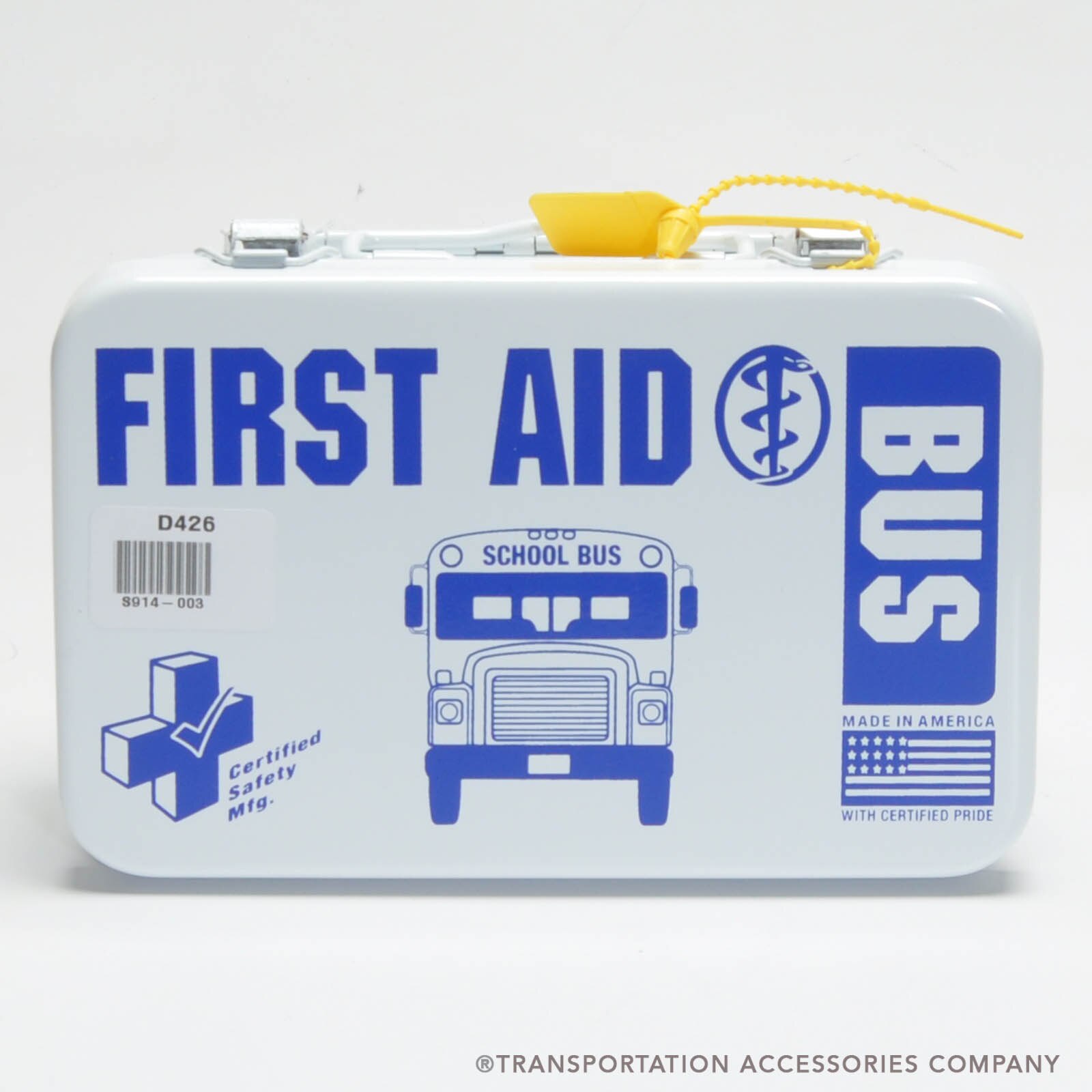 S914-003 Indiana 10-Unit First Aid Kit in Steel Box
