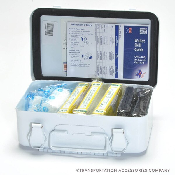 S914-003 Indiana 10-Unit First Aid Kit in Steel Box