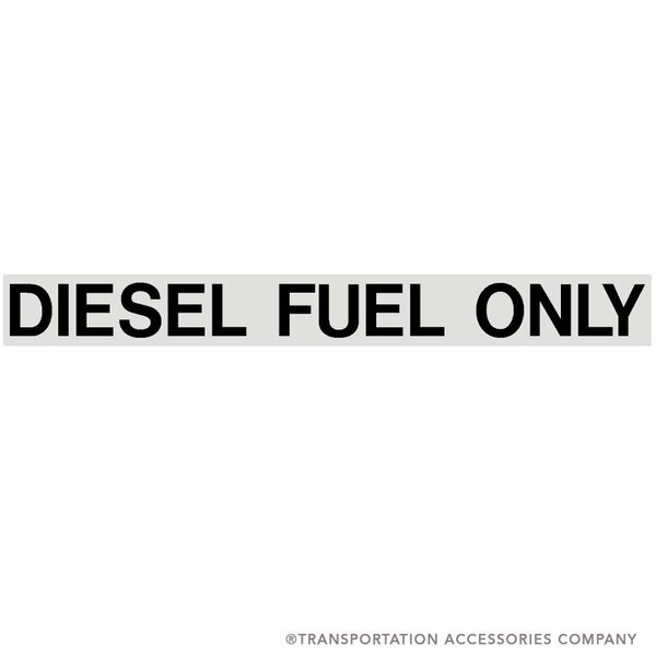 SB-44 DIESEL FUEL ONLY Decal
