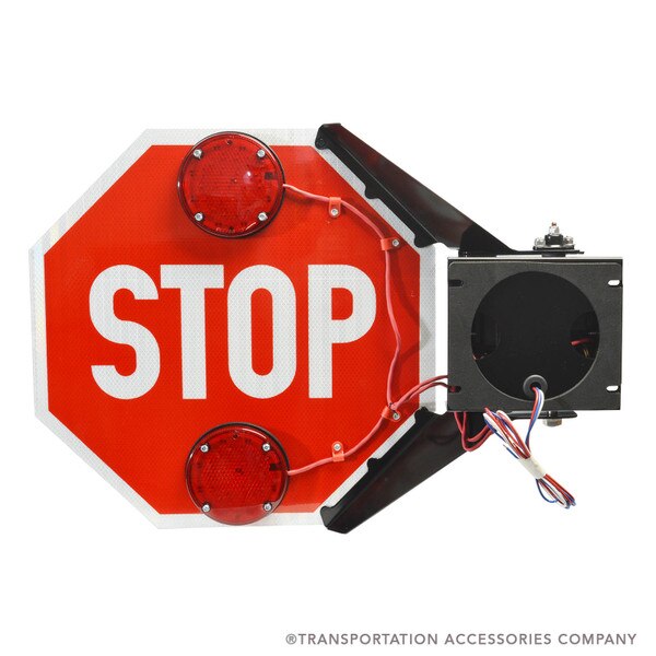SE27981-SP SMI Rear Mount Stop Arm w/Strobing LED's & Hi-Intensity ...