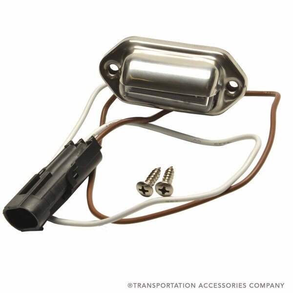 SL-1-BB Stainless License Light w/Blue Bird Plug