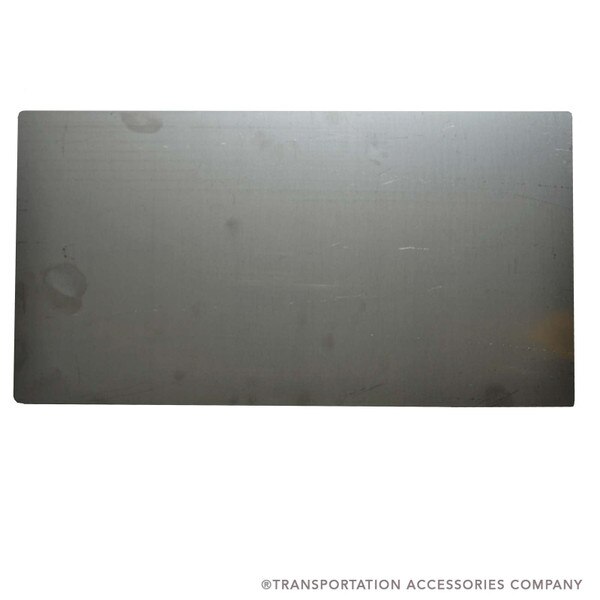 SS-PLATE 8"X 15" Stainless Plate for License Numbers