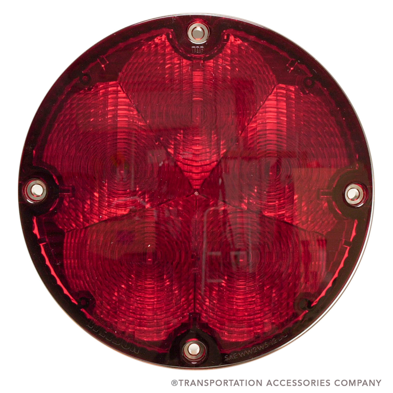 W1020-5000R Weldon 7" Red LED Warning Lamp