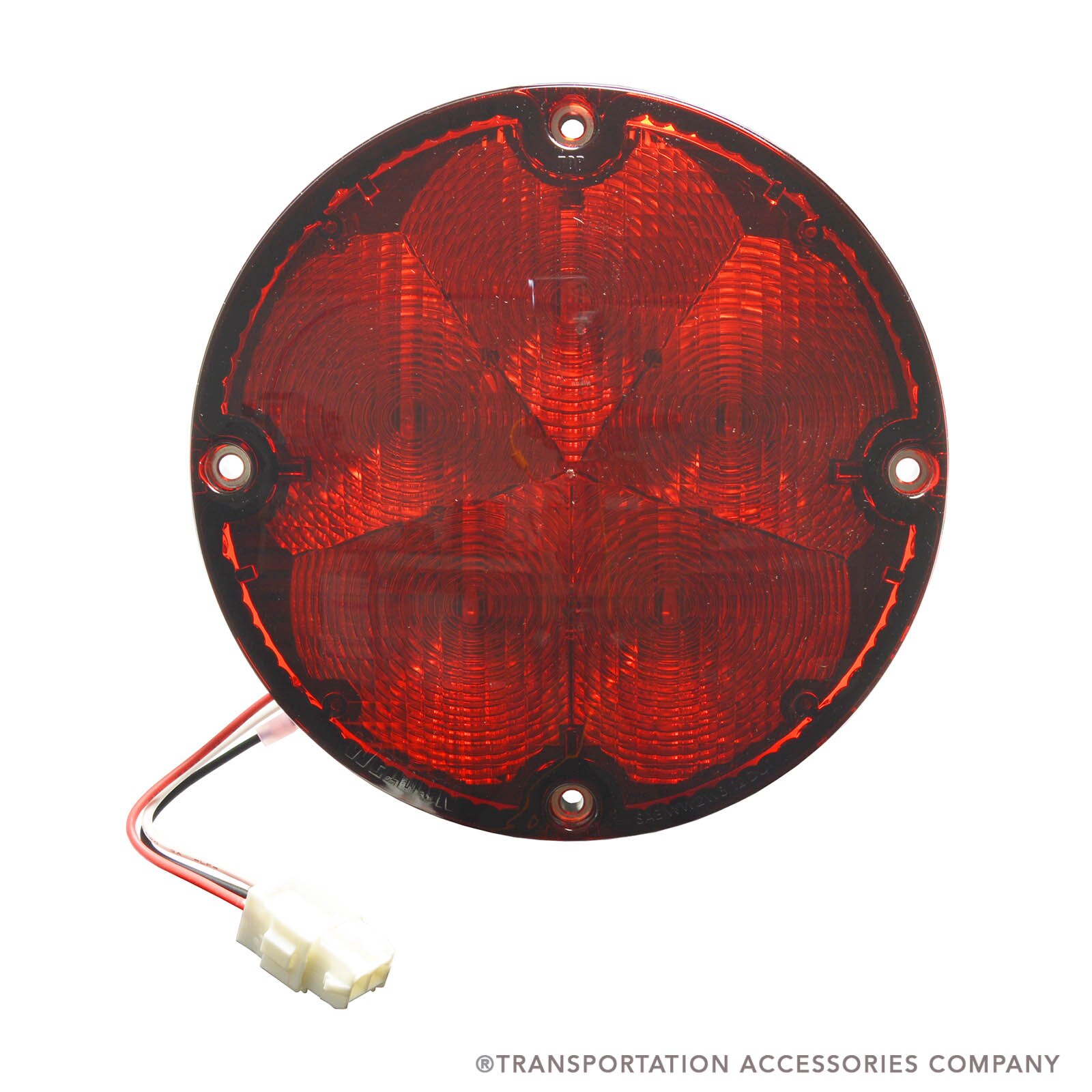 W1020R-P Weldon Red LED Warning Lamp With IC Plug