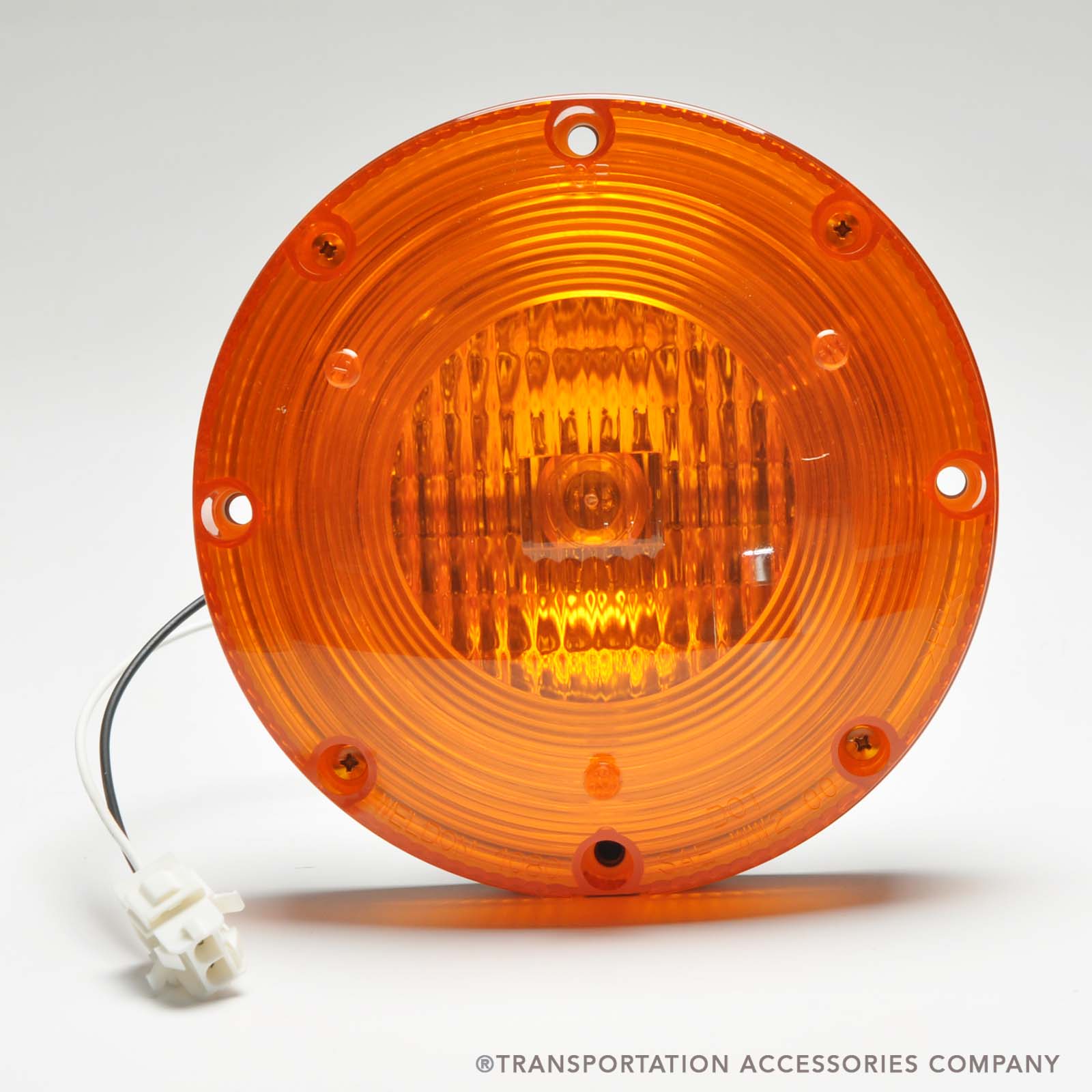 W1080A-2SSP Amber Overhead Warning Lamp w/Connector