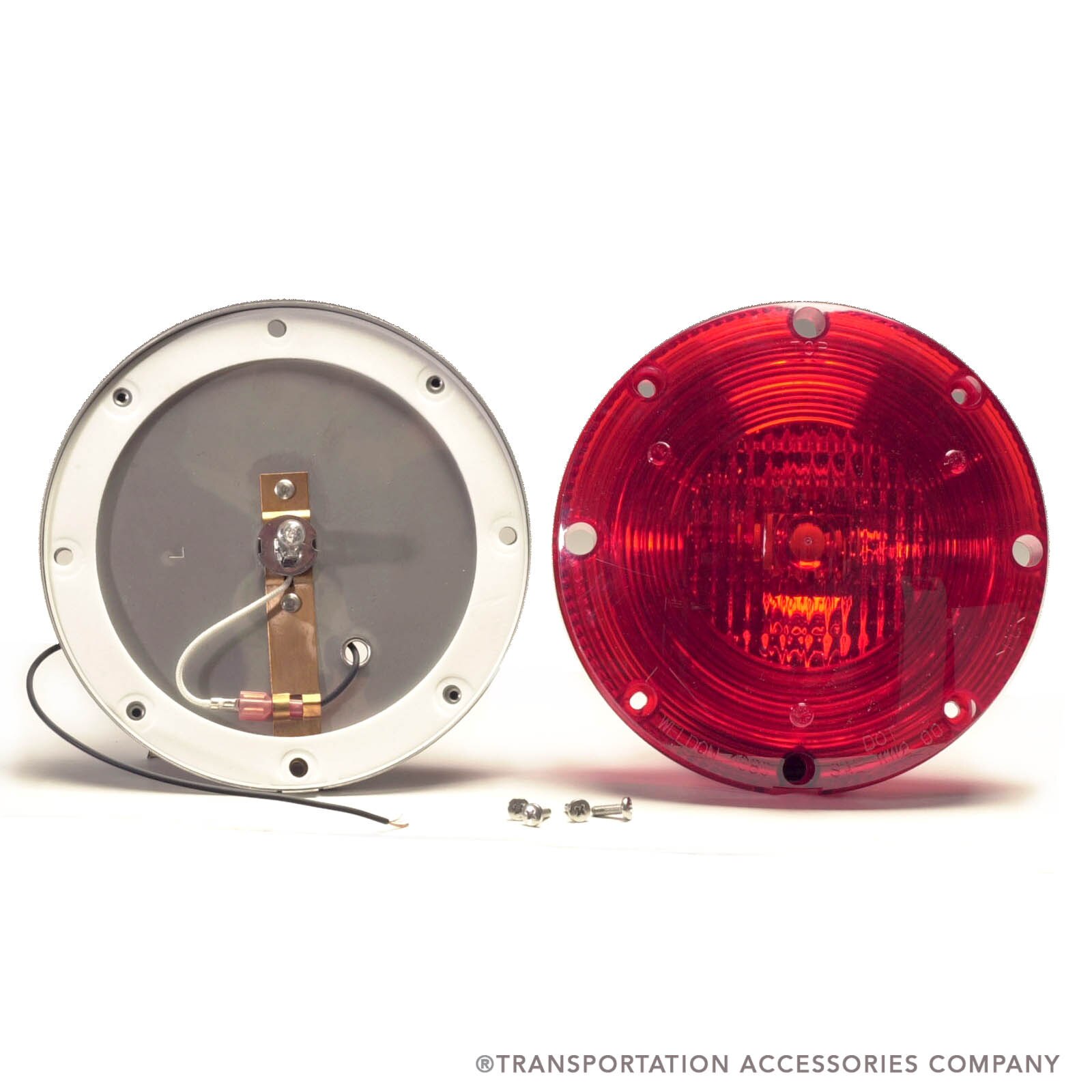 W1080R-SS Weldon Red Warning Lamp - Stainless