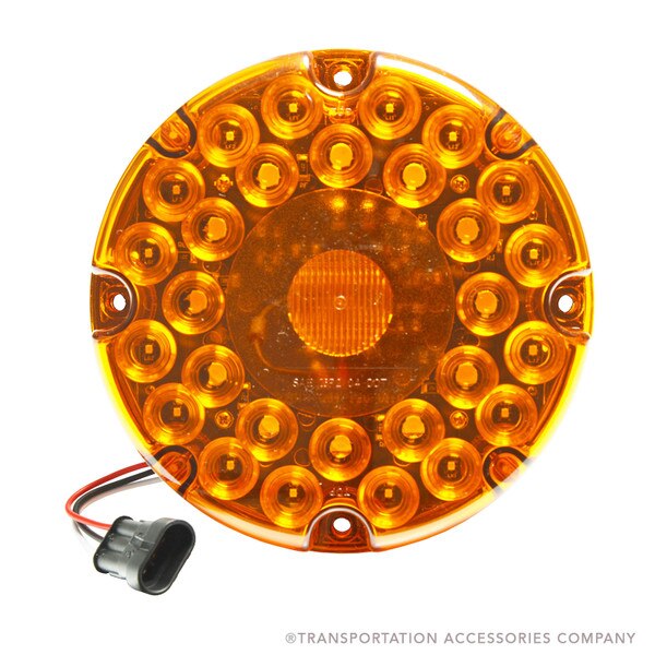 XP-7LEDA-3IC 7" Amber LED Turn & Park Lamp with IC Plug